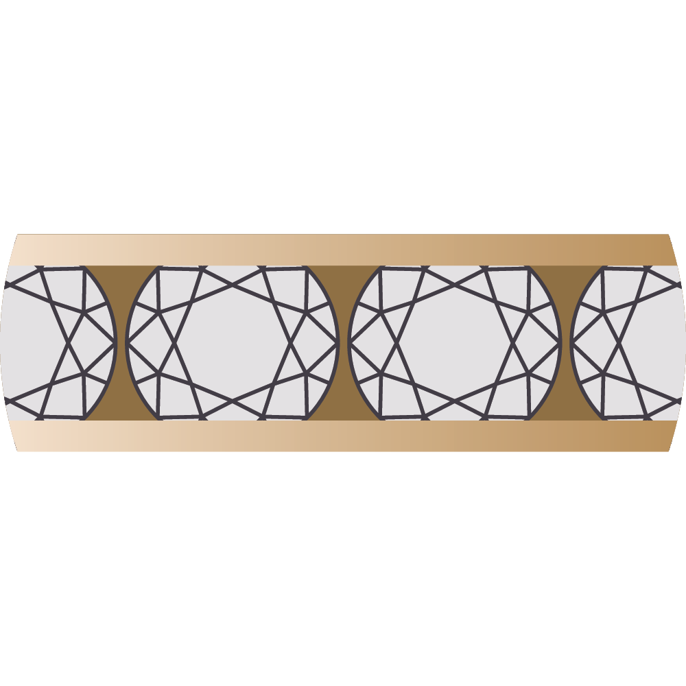 Jewellery with Channel Settings | ESSEX BESPOKE JEWELLERY